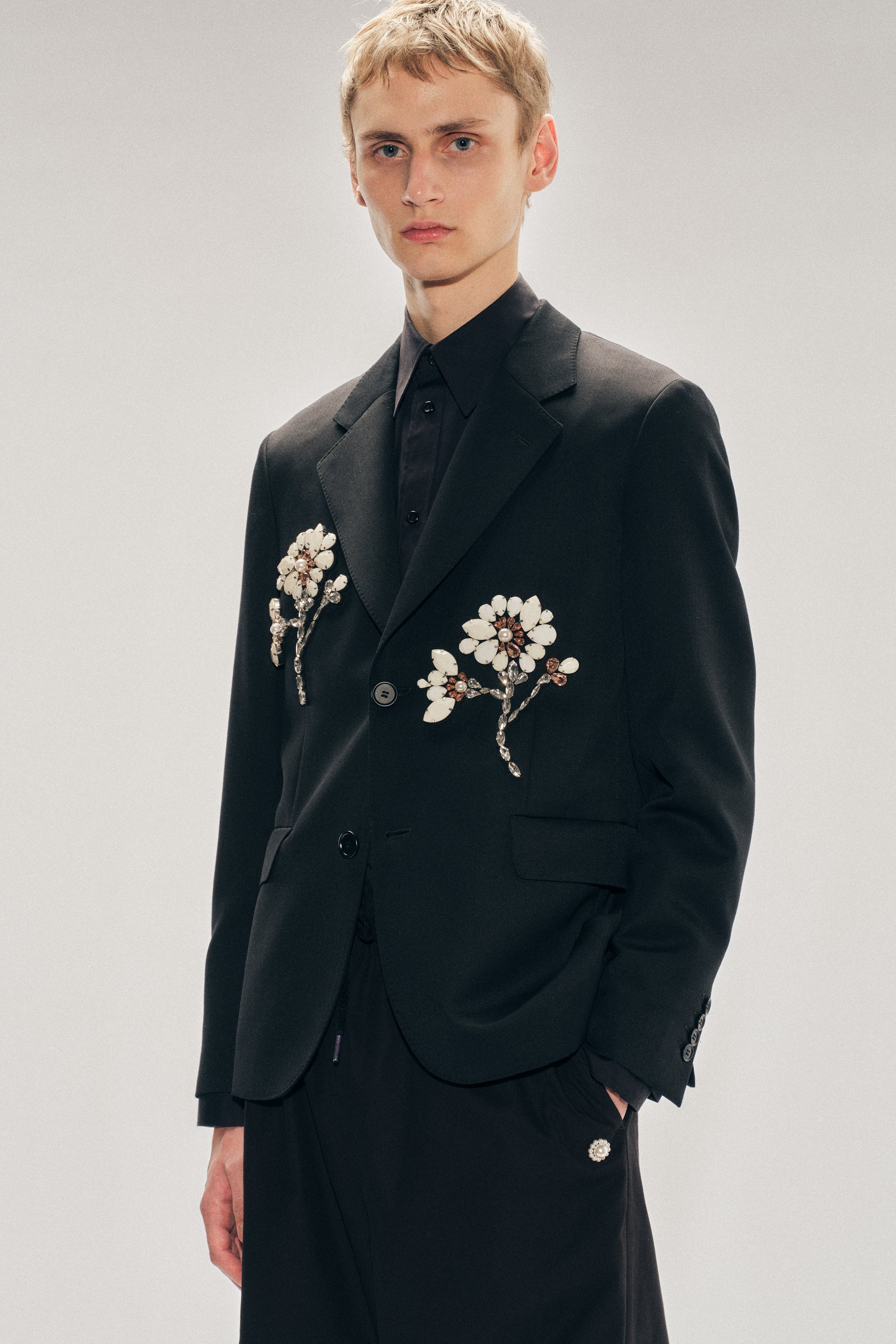 Turbo Embellished Classic Jacket – Simone Rocha